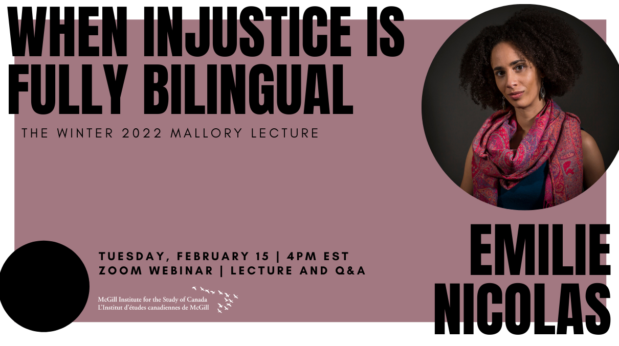 ‘When Injustice is Fully Bilingual’: Emilie Nicolas’ Mallory Lecture ...