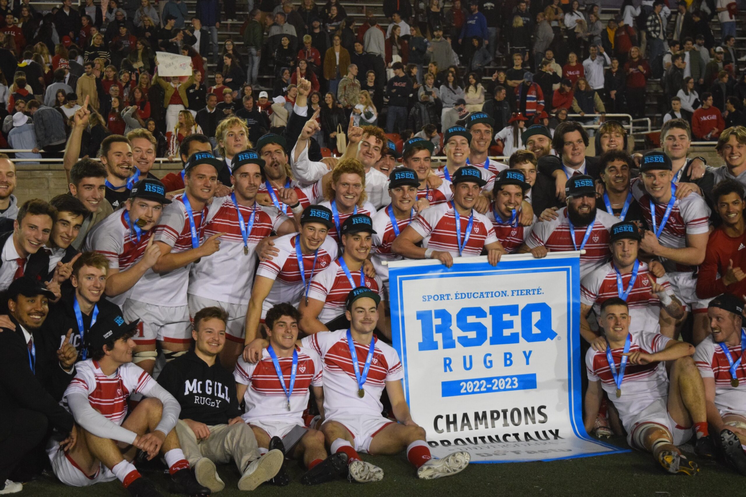 We are the champions, my friend: Men’s rugby captures first RSEQ title ...
