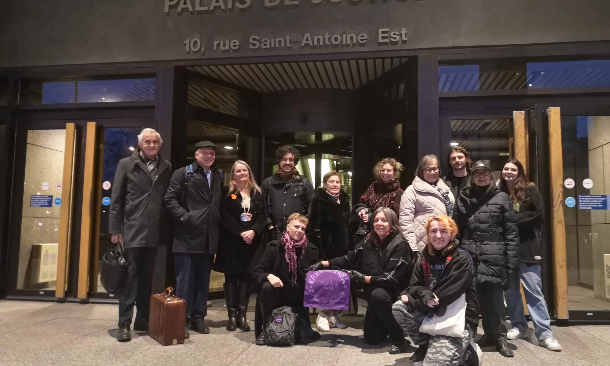 Mohawk Mothers appear in court, discuss archives and records related to ...