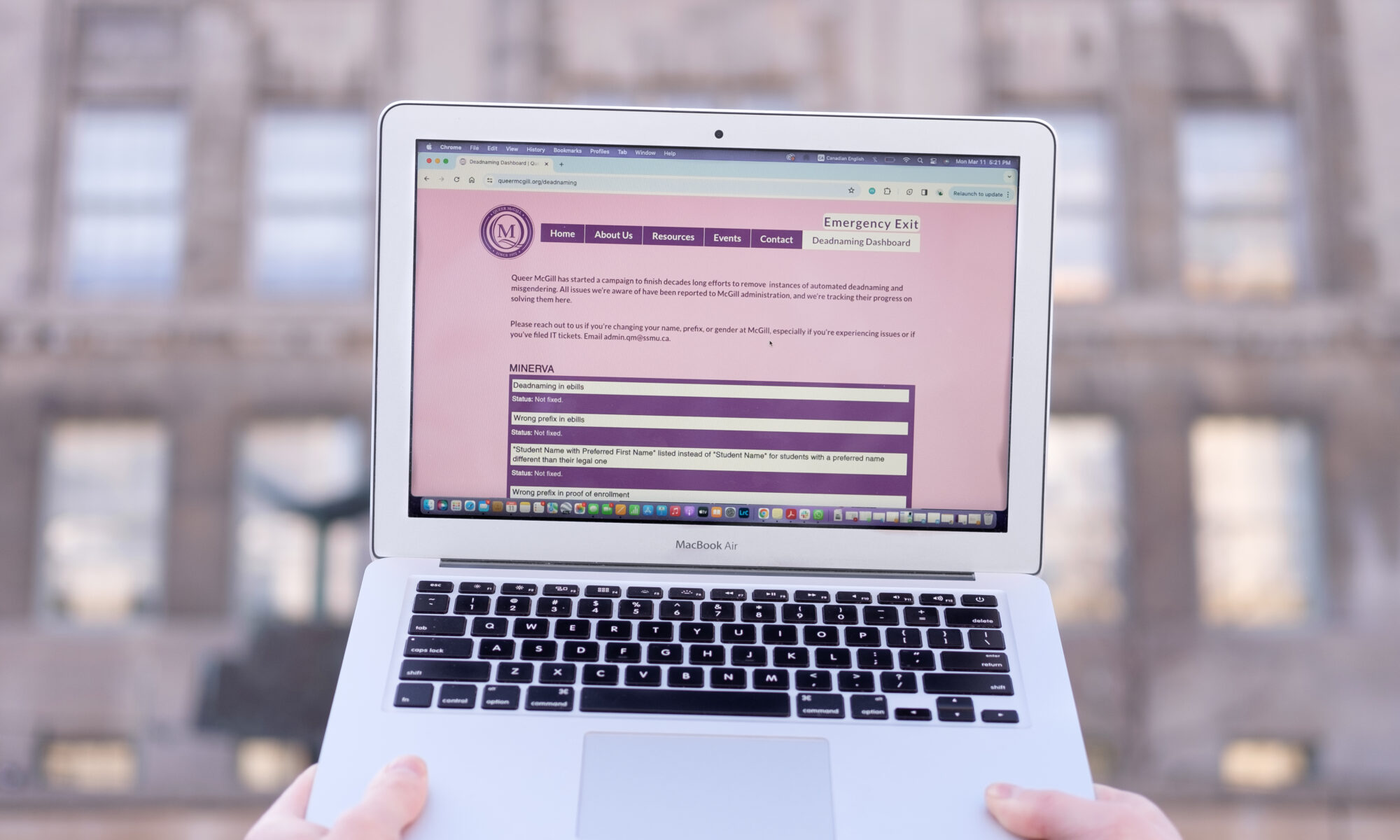 Queer McGill Deadnaming Dashboard highlights deadnaming and ...